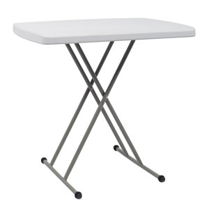 Winado 30'' Plastic Rectangular Adjustable Folding Table | Wayfair